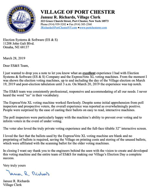 Poll Workers and Voters give the ES&S ExpressVote XL “Two Thumbs up ...