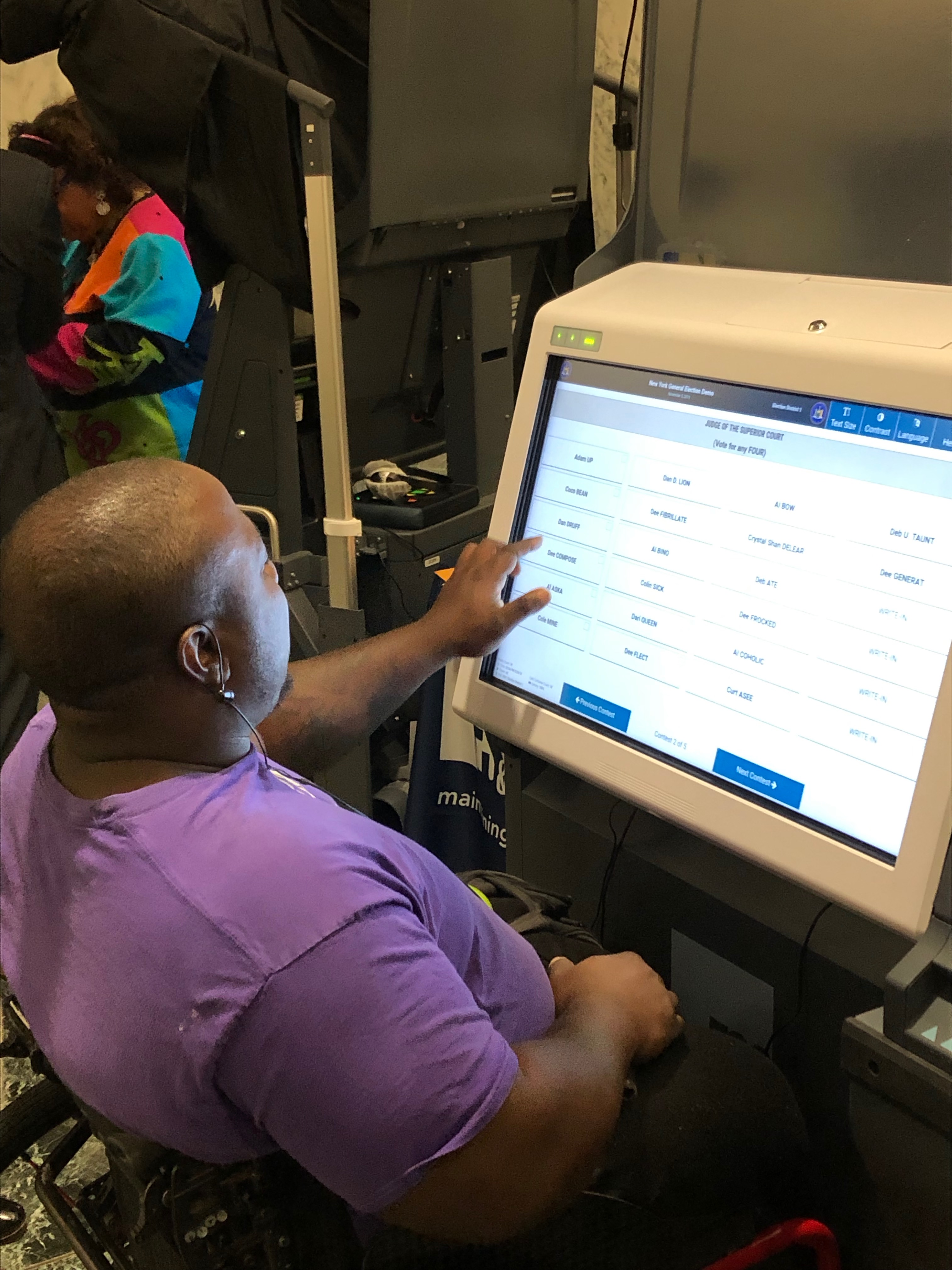 Individuals with Disabilities Explore Universal Voting Technology to ...