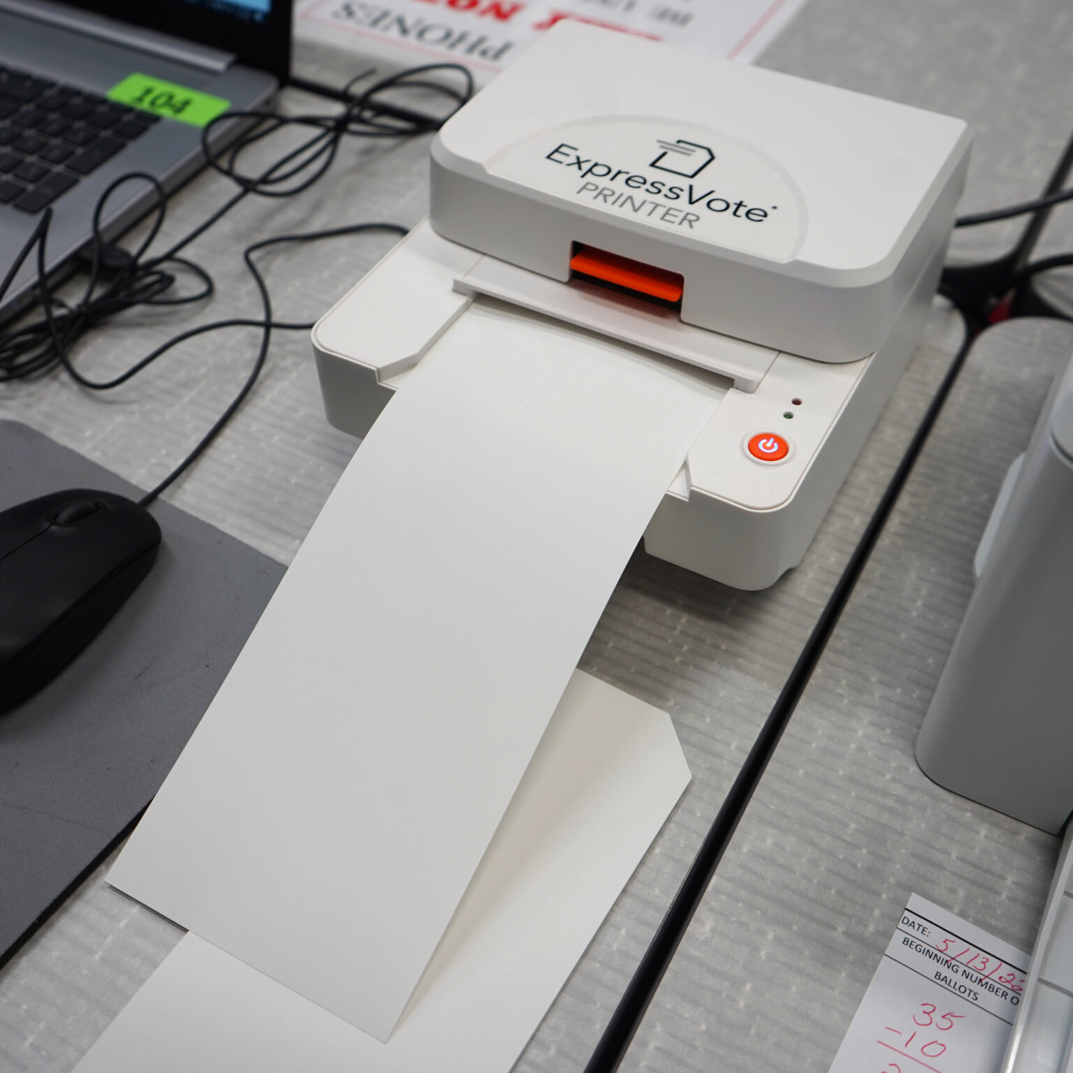 New Printers Save Voters, Election Officials Time and Money - Election ...