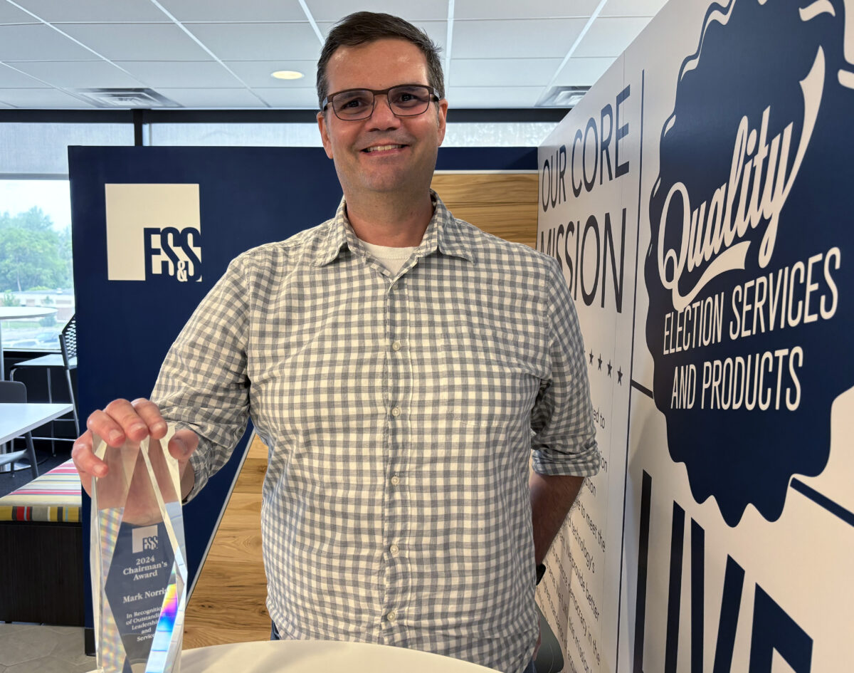 2024 Chairman’s Award Winner – Mark Norris - Election Systems & Software